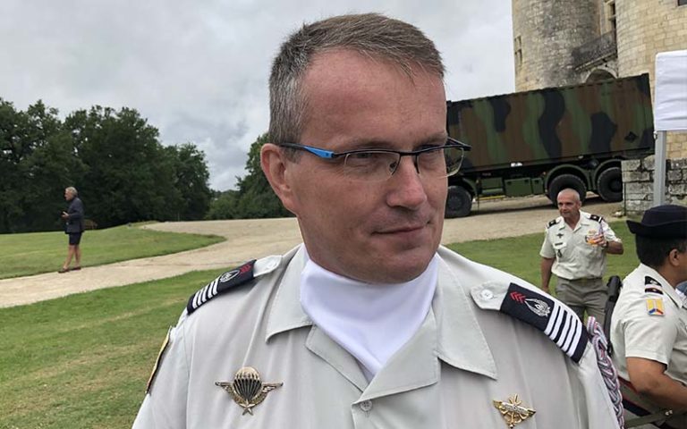 Colonel Prevost, nouveau Chef de corps du 515ème Régiment du Train ...